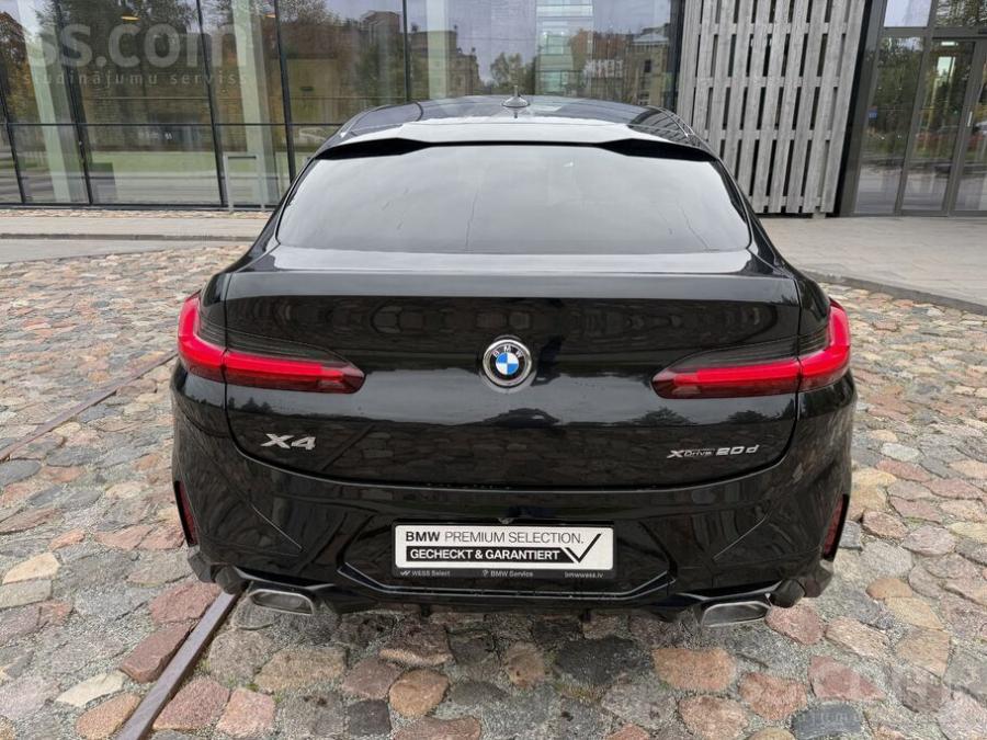 Melns BMW X4 2022 Rīga, ar dzinēja tilpumu 2.00 L un nobraukumu 133 tūkst. km par 31950 €, foto 6 vietnē AUTOMOTO.COM.LV