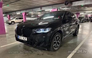 Black BMW X4 2023 in Tallinn, with an engine capacity of 3.00 L and mileage of 66 thousand km for 49900 €, photo 4 on AUTOMOTO.COM.LV