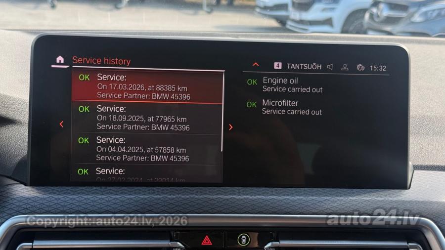 Black BMW X4 2023 in Tallinn, with an engine capacity of 2.00 L and mileage of 99 thousand km for 48000 €, photo 23 on AUTOMOTO.COM.LV