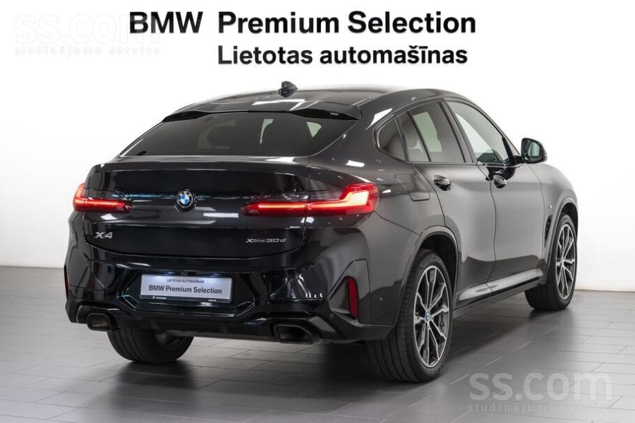 Melns BMW X4 2024 Rīga, ar dzinēja tilpumu 3.00 L un nobraukumu 72 tūkst. km par 52500 €, foto 3 vietnē AUTOMOTO.COM.LV