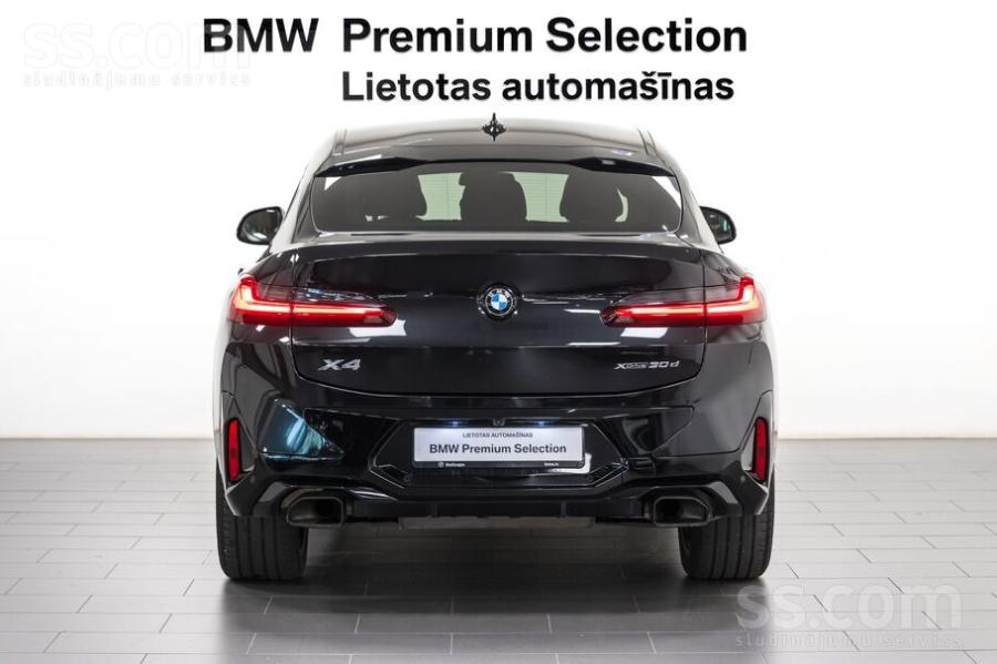 Melns BMW X4 2024 Rīga, ar dzinēja tilpumu 3.00 L un nobraukumu 72 tūkst. km par 52500 €, foto 5 vietnē AUTOMOTO.COM.LV