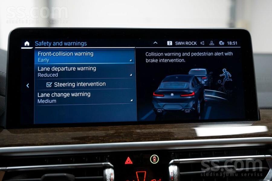 Melns BMW X4 2024 Rīga, ar dzinēja tilpumu 3.00 L un nobraukumu 72 tūkst. km par 52500 €, foto 31 vietnē AUTOMOTO.COM.LV