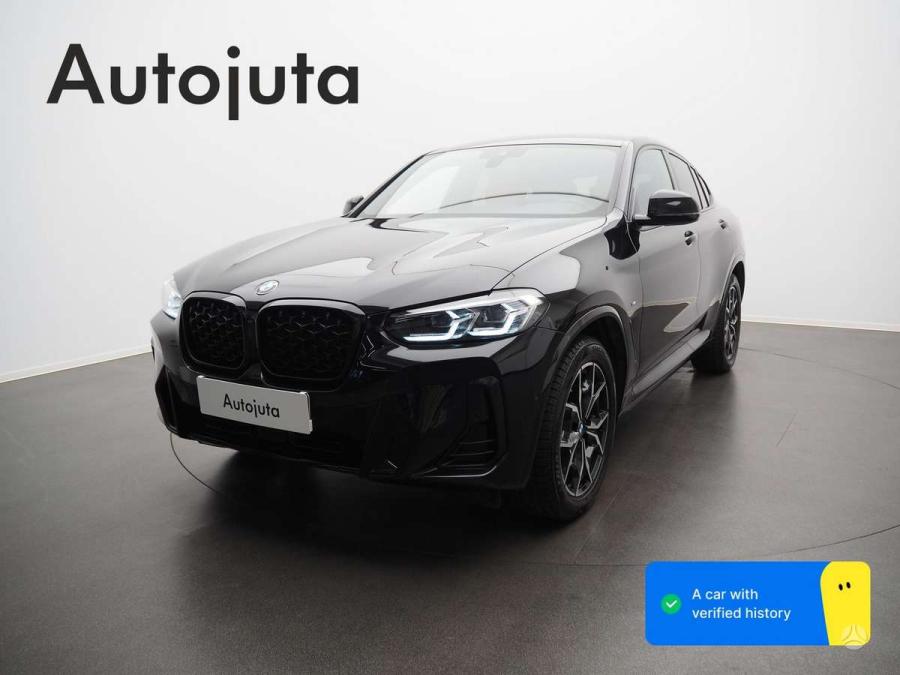 Black BMW X4 2025 in Vilnius, with an engine capacity of 2.00 L and mileage of 12 thousand km for 52900 €, photo 1 on AUTOMOTO.COM.LV