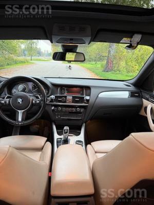 Black BMW X4 2016 in Ogre, with an engine capacity of 3.00 L and mileage of 230 thousand km for 15900 €, photo 5 on AUTOMOTO.COM.LV