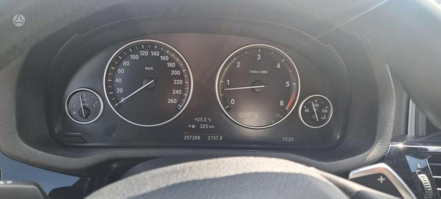Black BMW X4 2015 in Vilnius, with an engine capacity of 2.99 L and mileage of 207 thousand km for 18500 €, photo 11 on AUTOMOTO.COM.LV
