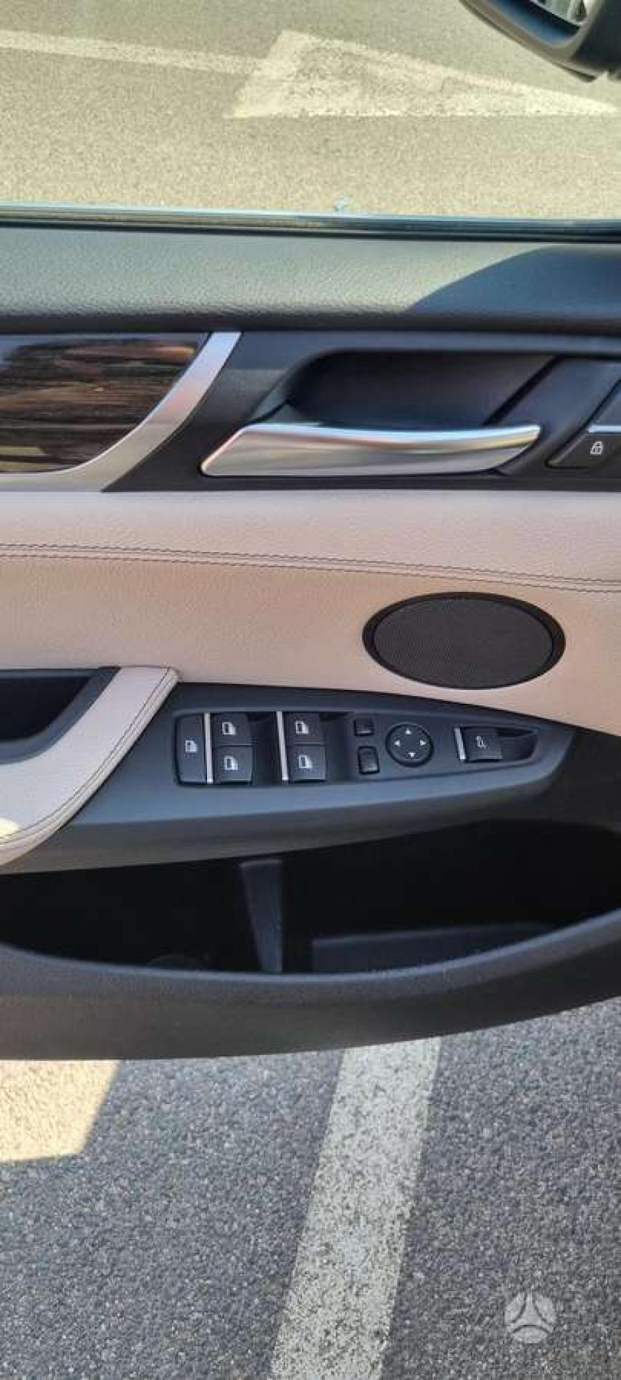 Black BMW X4 2015 in Vilnius, with an engine capacity of 2.99 L and mileage of 207 thousand km for 18500 €, photo 15 on AUTOMOTO.COM.LV