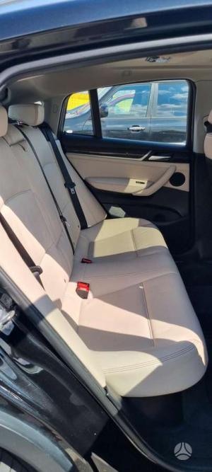 Black BMW X4 2015 in Vilnius, with an engine capacity of 2.99 L and mileage of 207 thousand km for 18500 €, photo 19 on AUTOMOTO.COM.LV