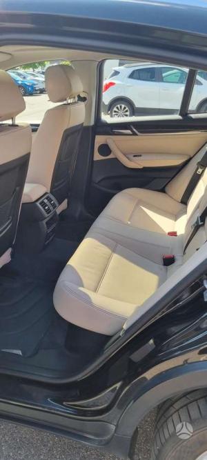 Black BMW X4 2015 in Vilnius, with an engine capacity of 2.99 L and mileage of 207 thousand km for 18500 €, photo 22 on AUTOMOTO.COM.LV