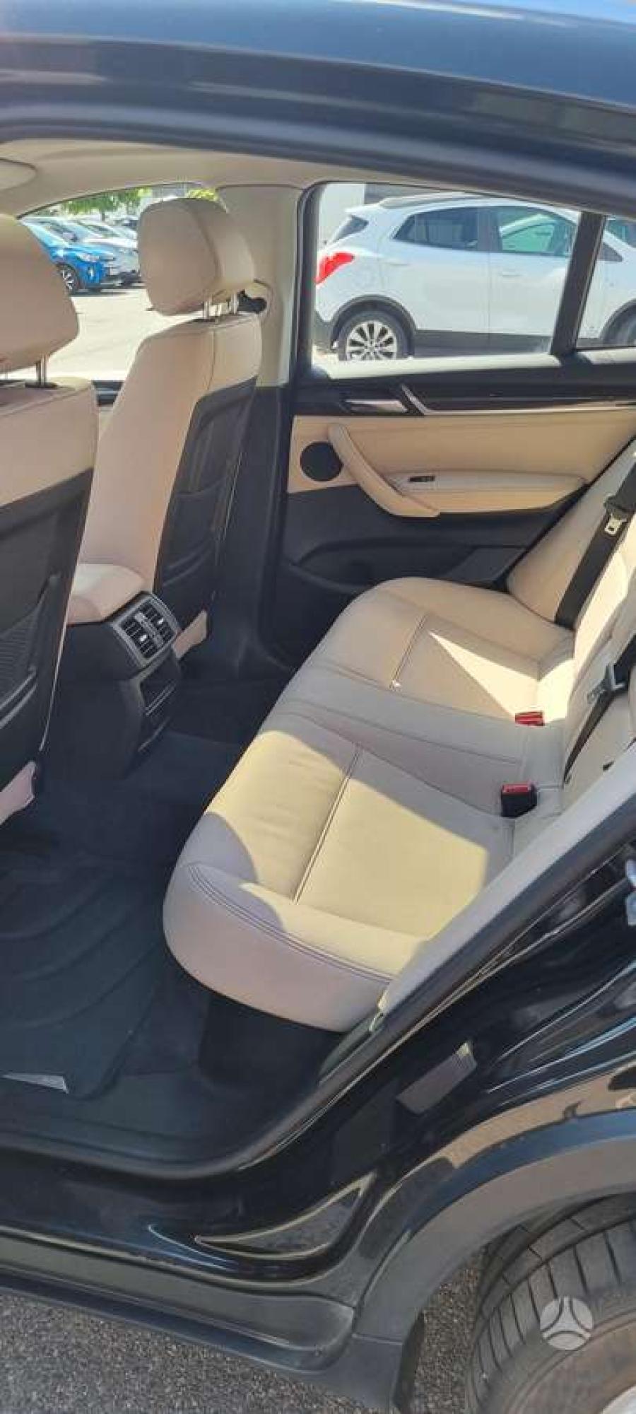 Black BMW X4 2015 in Vilnius, with an engine capacity of 2.99 L and mileage of 207 thousand km for 18500 €, photo 22 on AUTOMOTO.COM.LV