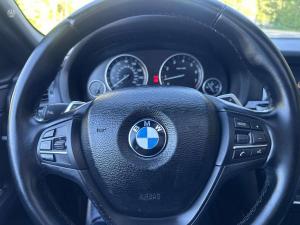 Black BMW X4 2015 in Klaipeda, with an engine capacity of 2.00 L and mileage of 158 thousand km for 17300 €, photo 12 on AUTOMOTO.COM.LV
