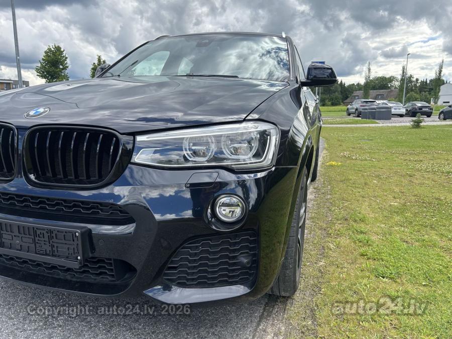 Black BMW X4 2015 in Tallinn, with an engine capacity of 3.00 L and mileage of 190 thousand km for 18880 €, photo 1 on AUTOMOTO.COM.LV