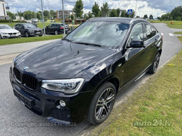 Black BMW X4 2015 in Tallinn, with an engine capacity of 3.00 L and mileage of 190 thousand km for 18880 €, photo 6 on AUTOMOTO.COM.LV