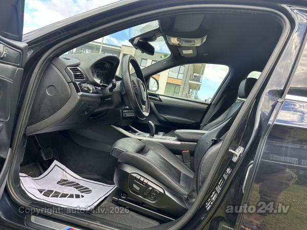 Black BMW X4 2015 in Tallinn, with an engine capacity of 3.00 L and mileage of 190 thousand km for 18880 €, photo 9 on AUTOMOTO.COM.LV
