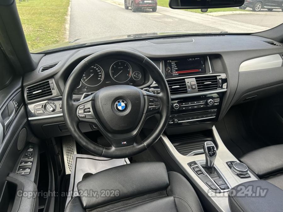 Black BMW X4 2015 in Tallinn, with an engine capacity of 3.00 L and mileage of 190 thousand km for 18880 €, photo 11 on AUTOMOTO.COM.LV