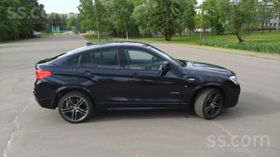 Blue BMW X4 2015 in Riga, with an engine capacity of 3.00 L and mileage of 245 thousand km for 18250 €, photo 1 on AUTOMOTO.COM.LV