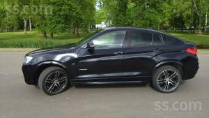 Blue BMW X4 2015 in Riga, with an engine capacity of 3.00 L and mileage of 245 thousand km for 18250 €, photo 5 on AUTOMOTO.COM.LV
