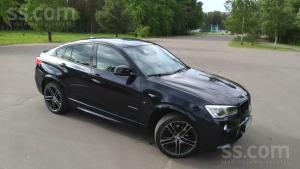 Blue BMW X4 2015 in Riga, with an engine capacity of 3.00 L and mileage of 245 thousand km for 18250 €, photo 6 on AUTOMOTO.COM.LV