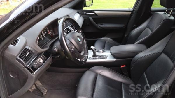 Blue BMW X4 2015 in Riga, with an engine capacity of 3.00 L and mileage of 245 thousand km for 18250 €, photo 9 on AUTOMOTO.COM.LV