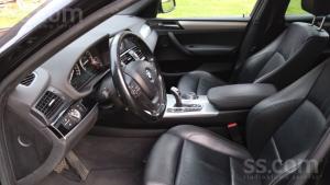 Blue BMW X4 2015 in Riga, with an engine capacity of 3.00 L and mileage of 245 thousand km for 18250 €, photo 10 on AUTOMOTO.COM.LV