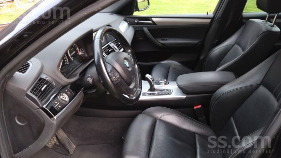 Blue BMW X4 2015 in Riga, with an engine capacity of 3.00 L and mileage of 245 thousand km for 18250 €, photo 10 on AUTOMOTO.COM.LV