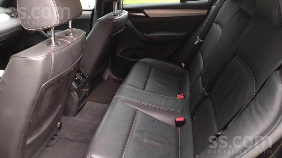 Blue BMW X4 2015 in Riga, with an engine capacity of 3.00 L and mileage of 245 thousand km for 18250 €, photo 12 on AUTOMOTO.COM.LV