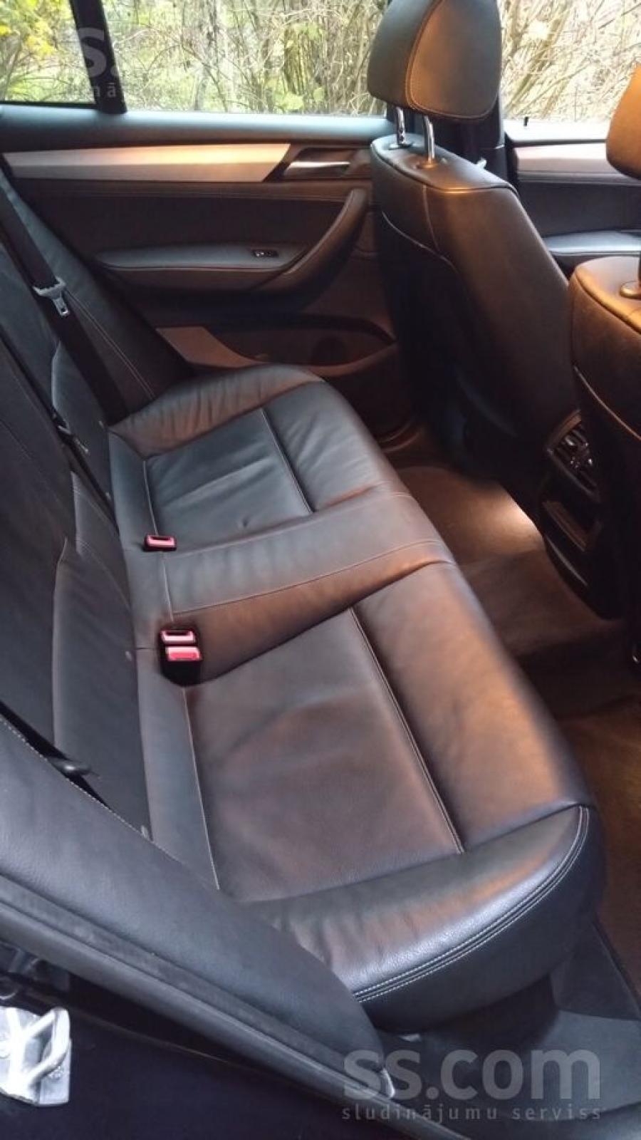Blue BMW X4 2015 in Riga, with an engine capacity of 3.00 L and mileage of 245 thousand km for 18250 €, photo 16 on AUTOMOTO.COM.LV