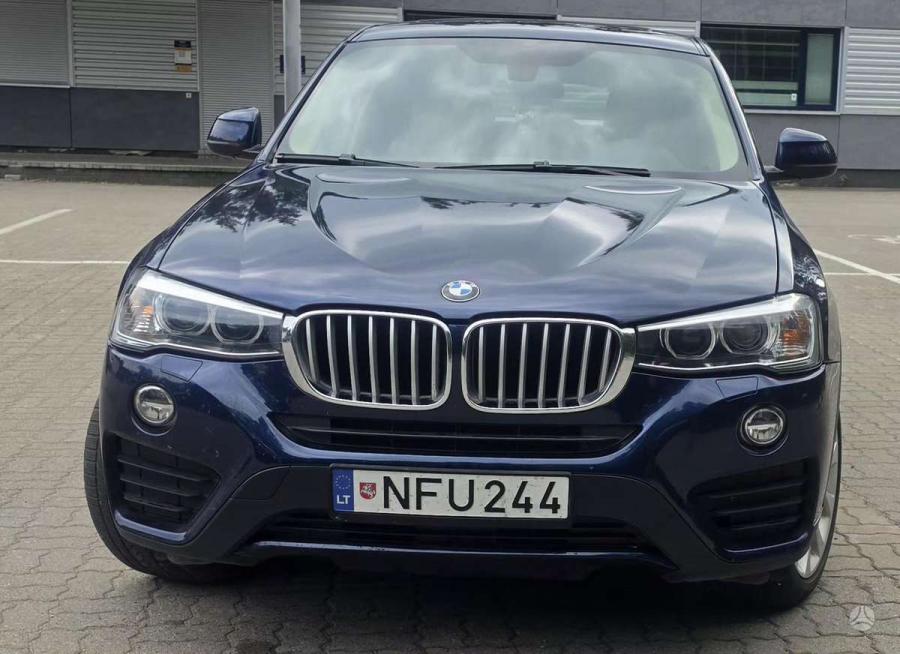 Zils BMW X4 2015 Viļņa, ar dzinēja tilpumu 2.00 L un nobraukumu 243 tūkst. km par 13900 €, foto 1 vietnē AUTOMOTO.COM.LV