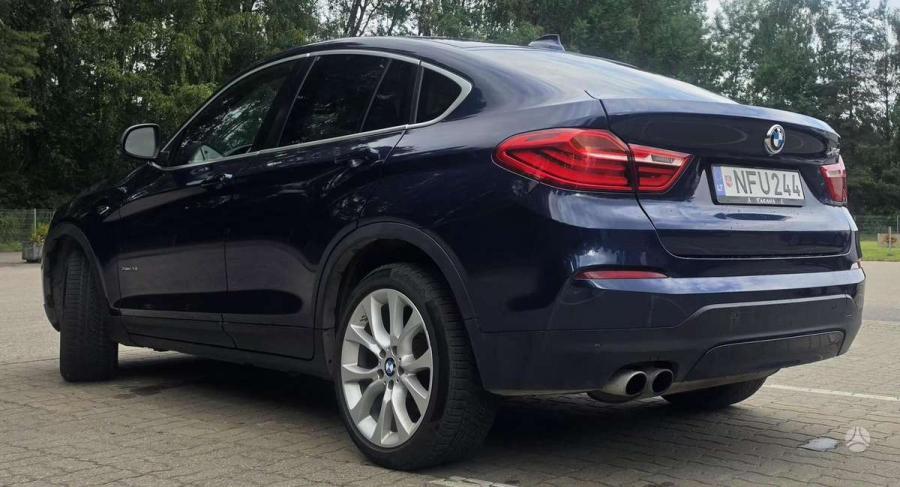 Zils BMW X4 2015 Viļņa, ar dzinēja tilpumu 2.00 L un nobraukumu 243 tūkst. km par 13900 €, foto 5 vietnē AUTOMOTO.COM.LV