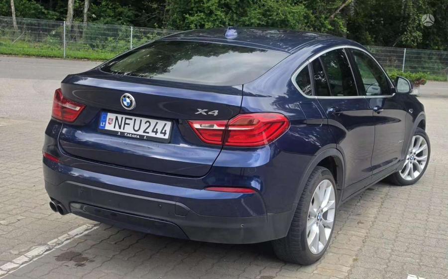 Zils BMW X4 2015 Viļņa, ar dzinēja tilpumu 2.00 L un nobraukumu 243 tūkst. km par 13900 €, foto 7 vietnē AUTOMOTO.COM.LV