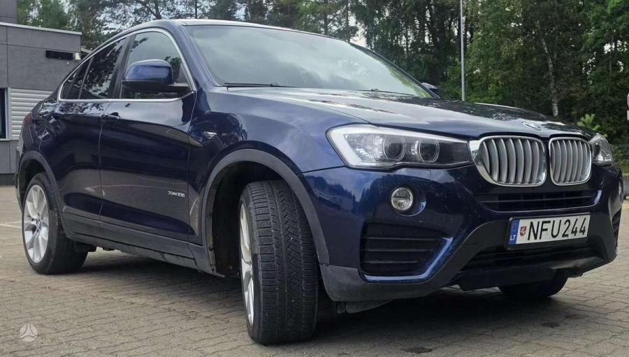 Zils BMW X4 2015 Viļņa, ar dzinēja tilpumu 2.00 L un nobraukumu 243 tūkst. km par 13900 €, foto 8 vietnē AUTOMOTO.COM.LV