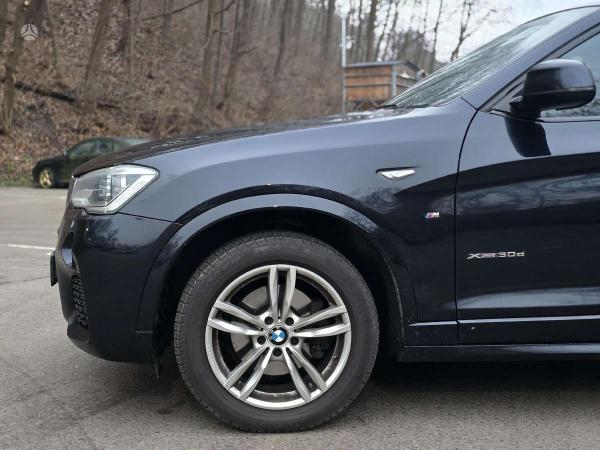 Blue BMW X4 2016 in Vilnius, with an engine capacity of 2.99 L and mileage of 308 thousand km for 15900 €, photo 11 on AUTOMOTO.COM.LV