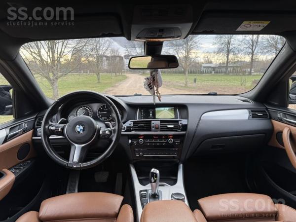 Blue BMW X4 2016 in Riga, with an engine capacity of 2.00 L and mileage of 243 thousand km for 17250 €, photo 10 on AUTOMOTO.COM.LV