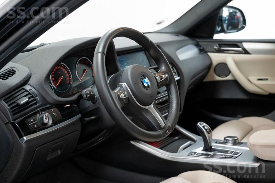 Zils BMW X4 2016 Rīga, ar dzinēja tilpumu 3.00 L un nobraukumu 240 tūkst. km par 19500 €, foto 9 vietnē AUTOMOTO.COM.LV
