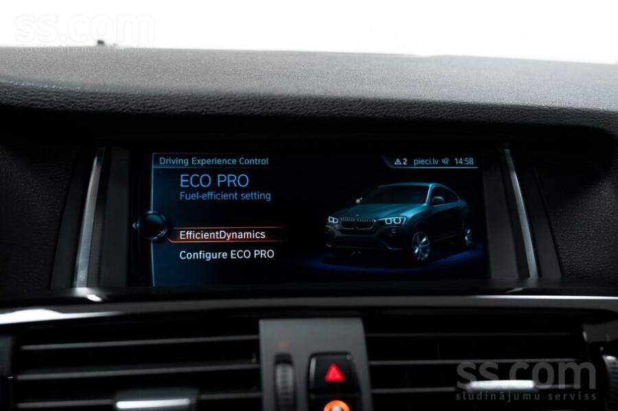Zils BMW X4 2016 Rīga, ar dzinēja tilpumu 3.00 L un nobraukumu 240 tūkst. km par 19500 €, foto 23 vietnē AUTOMOTO.COM.LV