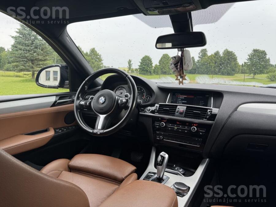Blue BMW X4 2016 in Riga, with an engine capacity of 2.00 L and mileage of 245 thousand km for 16200 €, photo 14 on AUTOMOTO.COM.LV