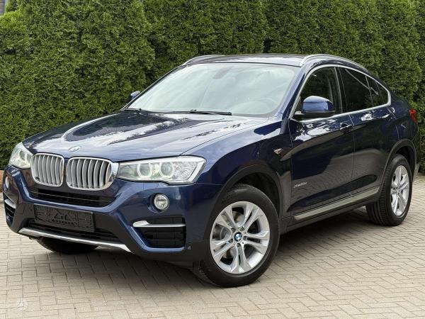 Zils BMW X4 2017 Jonava, ar dzinēja tilpumu 2.00 L un nobraukumu 206 tūkst. km par 16250 €, foto  vietnē AUTOMOTO.COM.LV