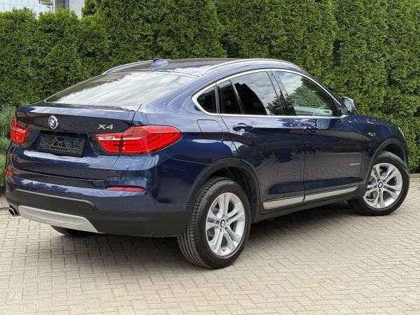 Blue BMW X4 2017 in Jonava, with an engine capacity of 2.00 L and mileage of 206 thousand km for 16250 €, photo 8 on AUTOMOTO.COM.LV