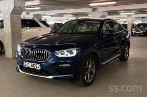 Zils BMW X4 2018 Rīga, ar dzinēja tilpumu 2.00 L un nobraukumu 70 tūkst. km par 27400 €, foto  vietnē AUTOMOTO.COM.LV