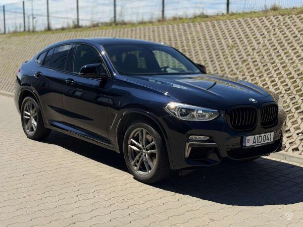 Blue BMW X4 2019 in Vilnius, with an engine capacity of 3.00 L and mileage of 122 thousand km for 33300 €, photo 4 on AUTOMOTO.COM.LV