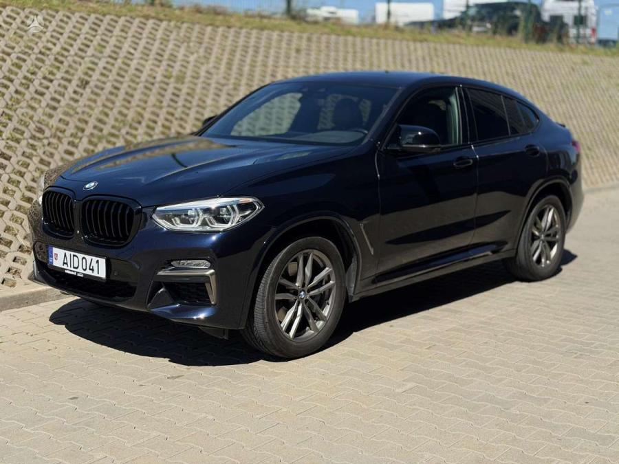 Blue BMW X4 2019 in Vilnius, with an engine capacity of 3.00 L and mileage of 122 thousand km for 33300 €, photo 32 on AUTOMOTO.COM.LV
