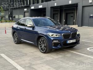 Blue BMW X4 2019 in Riga, with an engine capacity of 3.00 L and mileage of 110 thousand km for 38500 €, photo  on AUTOMOTO.COM.LV