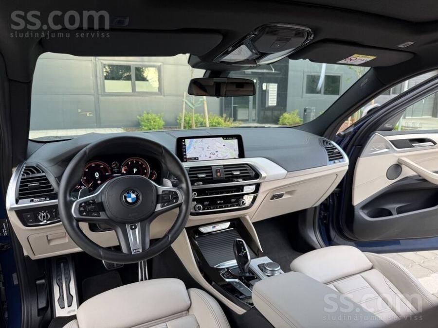 Blue BMW X4 2019 in Riga, with an engine capacity of 3.00 L and mileage of 110 thousand km for 38500 €, photo 15 on AUTOMOTO.COM.LV
