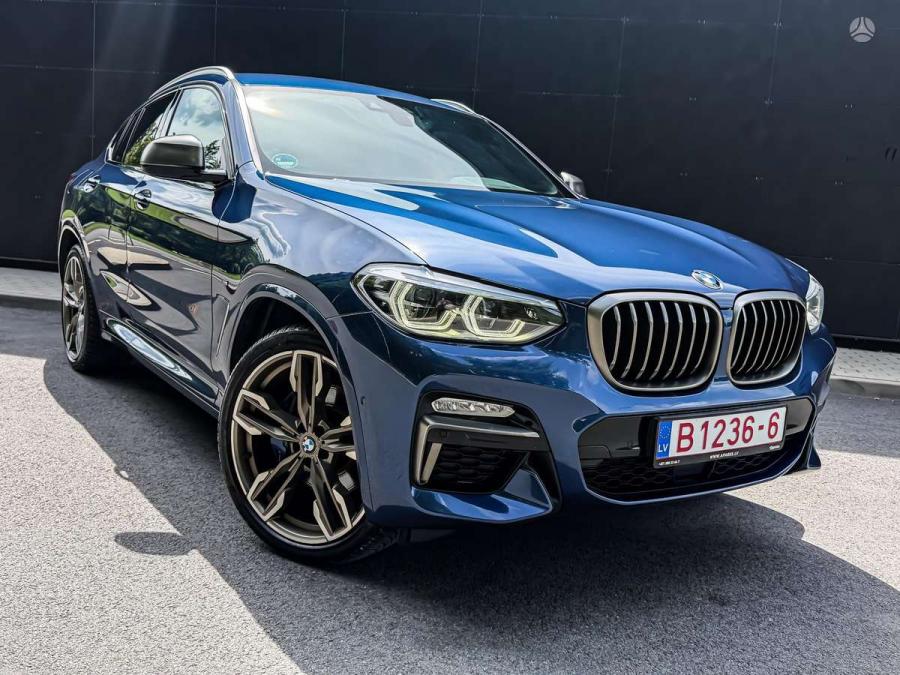 Blue BMW X4 2019 in Jelgava, with an engine capacity of 2.99 L and mileage of 210 thousand km for 28500 €, photo 1 on AUTOMOTO.COM.LV