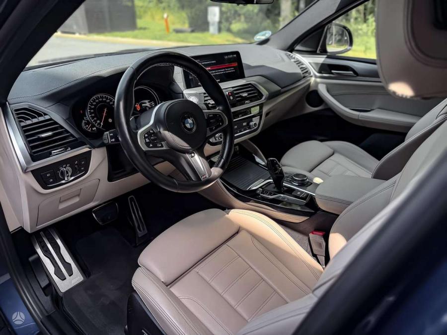 Blue BMW X4 2019 in Jelgava, with an engine capacity of 2.99 L and mileage of 210 thousand km for 28500 €, photo 20 on AUTOMOTO.COM.LV