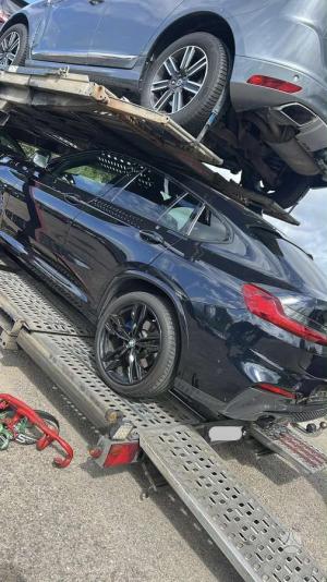 Blue BMW X4 2019 in Utena, with an engine capacity of 2.99 L and mileage of 145 thousand km for 32250 €, photo 31 on AUTOMOTO.COM.LV