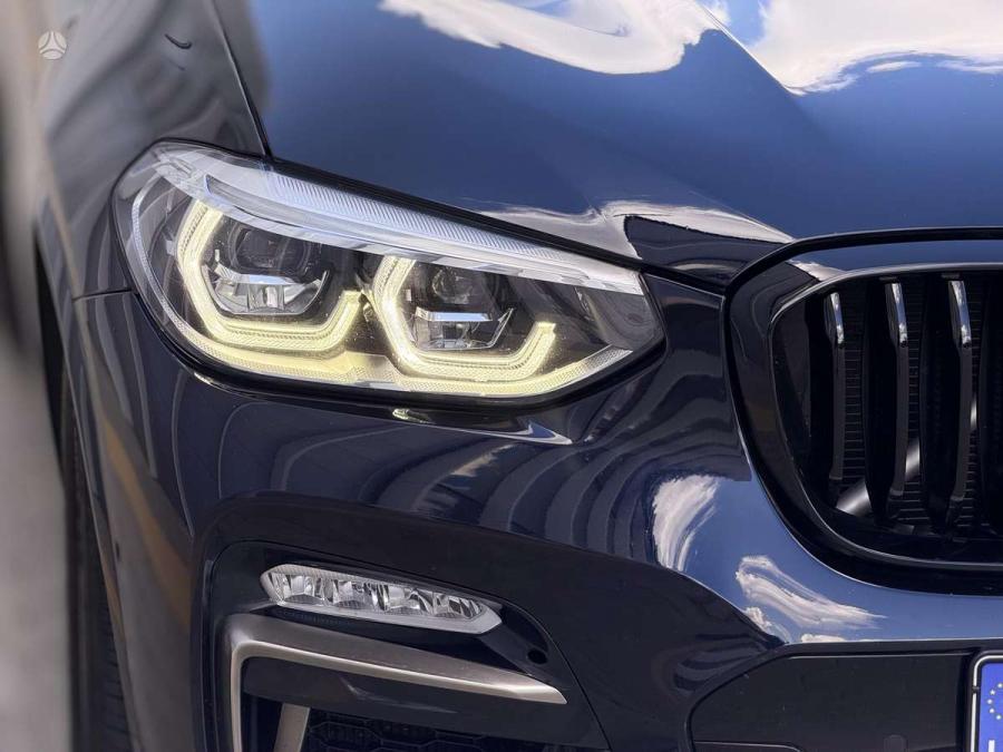 Blue BMW X4 2019 in Vilnius, with an engine capacity of 3.00 L and mileage of 123 thousand km for 29900 €, photo 6 on AUTOMOTO.COM.LV