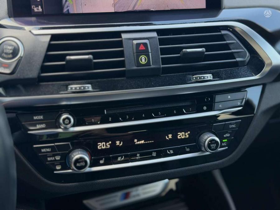 Blue BMW X4 2019 in Vilnius, with an engine capacity of 3.00 L and mileage of 123 thousand km for 29900 €, photo 16 on AUTOMOTO.COM.LV