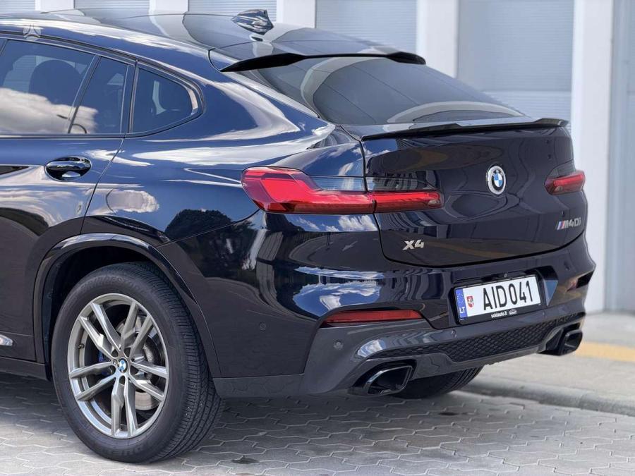 Blue BMW X4 2019 in Vilnius, with an engine capacity of 3.00 L and mileage of 123 thousand km for 29900 €, photo 24 on AUTOMOTO.COM.LV