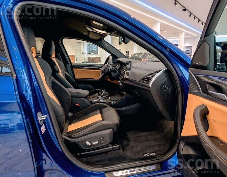 Zils BMW X4 2021 Tallina, ar dzinēja tilpumu 3.00 L un nobraukumu 62 tūkst. km par 55900 €, foto 10 vietnē AUTOMOTO.COM.LV