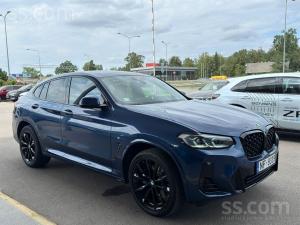 Zils BMW X4 2022 Rīga, ar dzinēja tilpumu 2.00 L un nobraukumu 89 tūkst. km par 39900 €, foto  vietnē AUTOMOTO.COM.LV